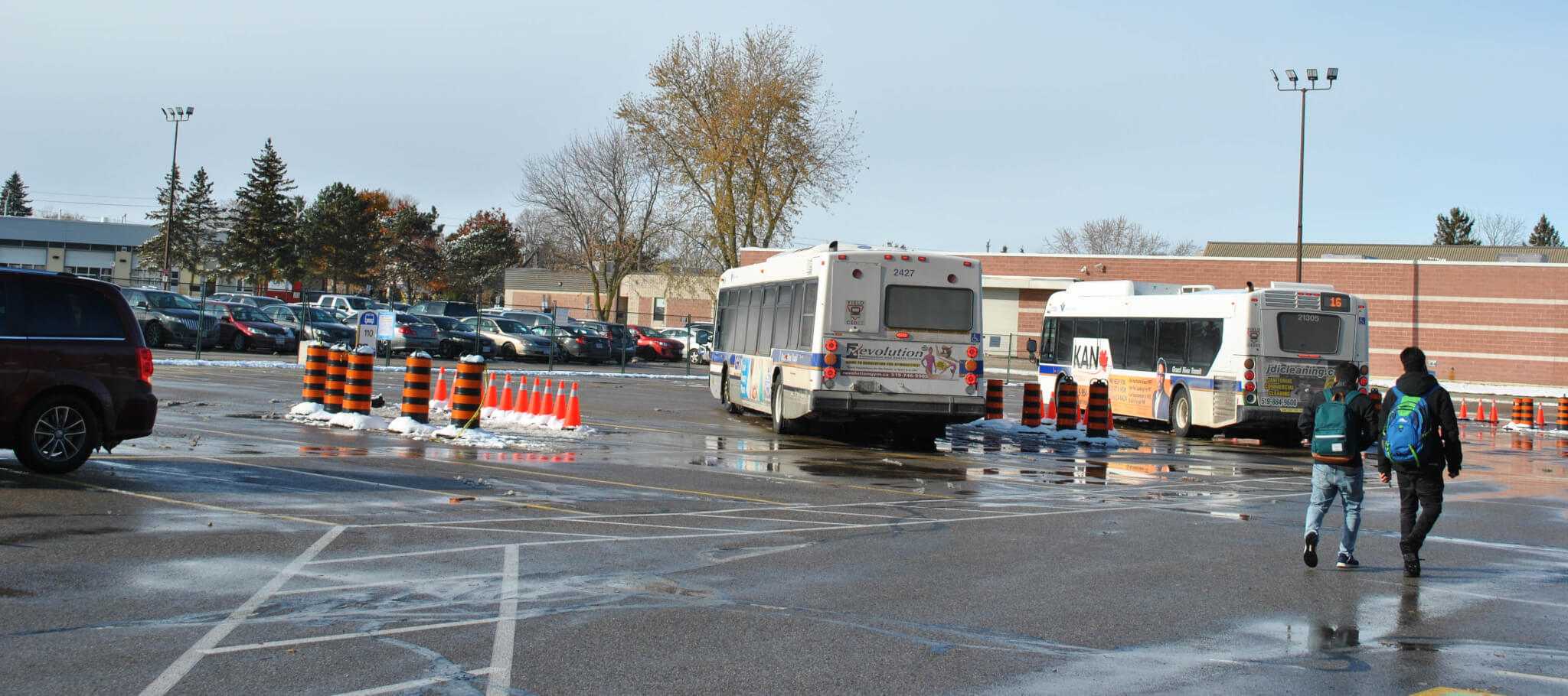 Temporary bus station gone and new routes starting for Conestoga ...